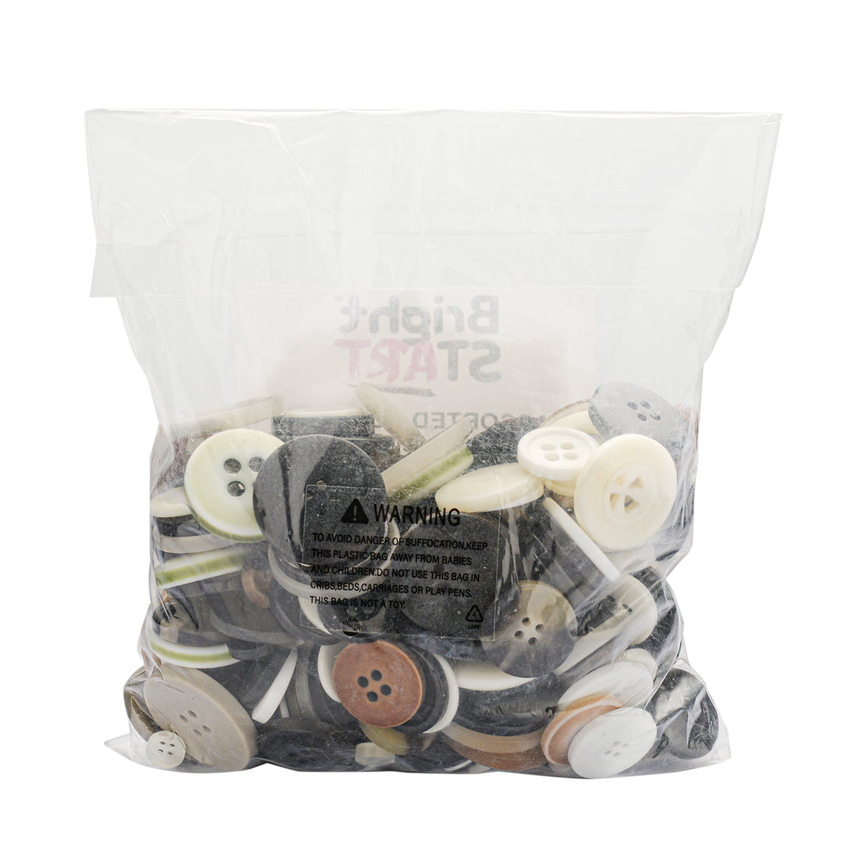 Assorted Buttons Neutral Colours, Pack of 200 – www.texet.com