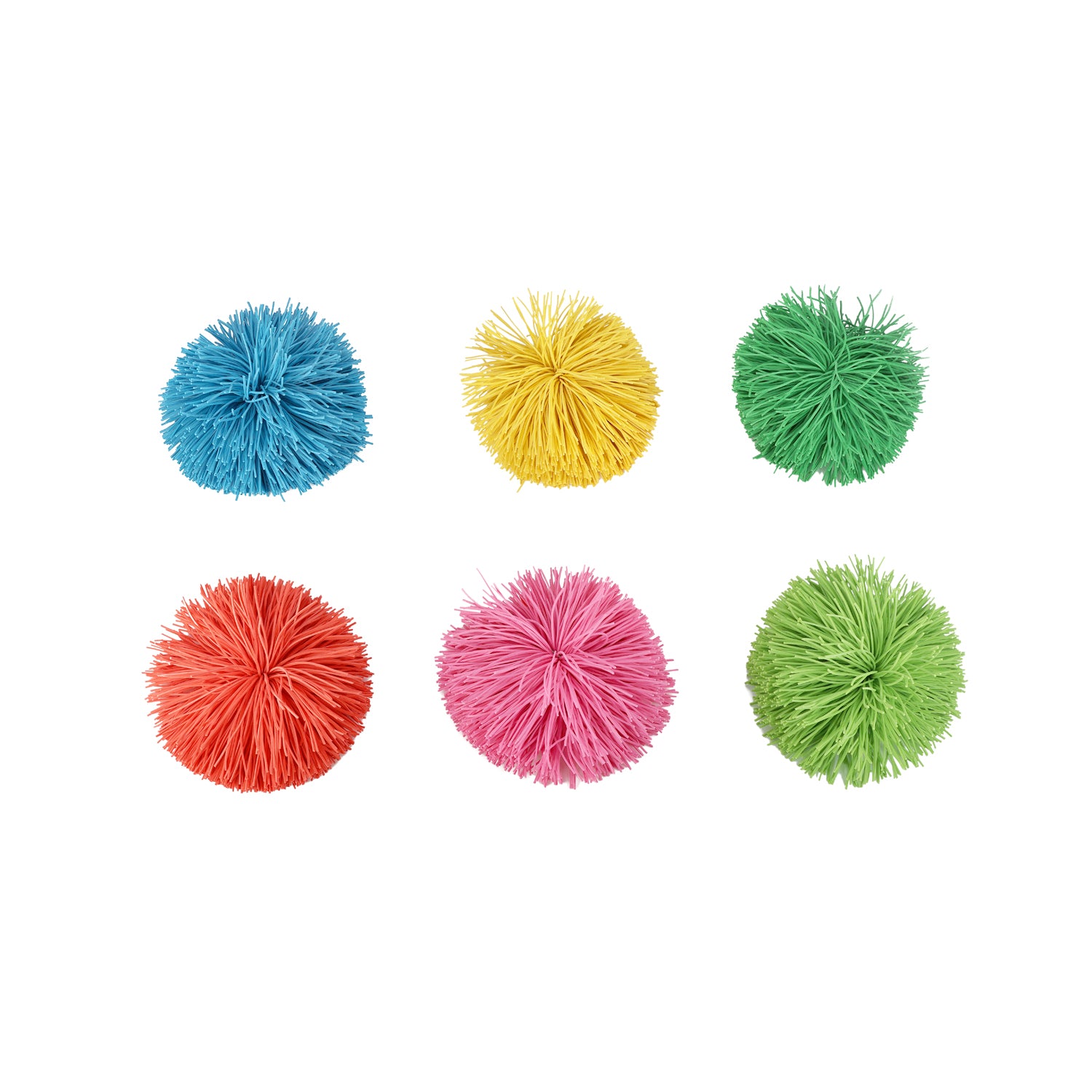 Fuzzee Rubber Ball - Sensory Tactile Stress Relief Toys, Pack of 6 ...