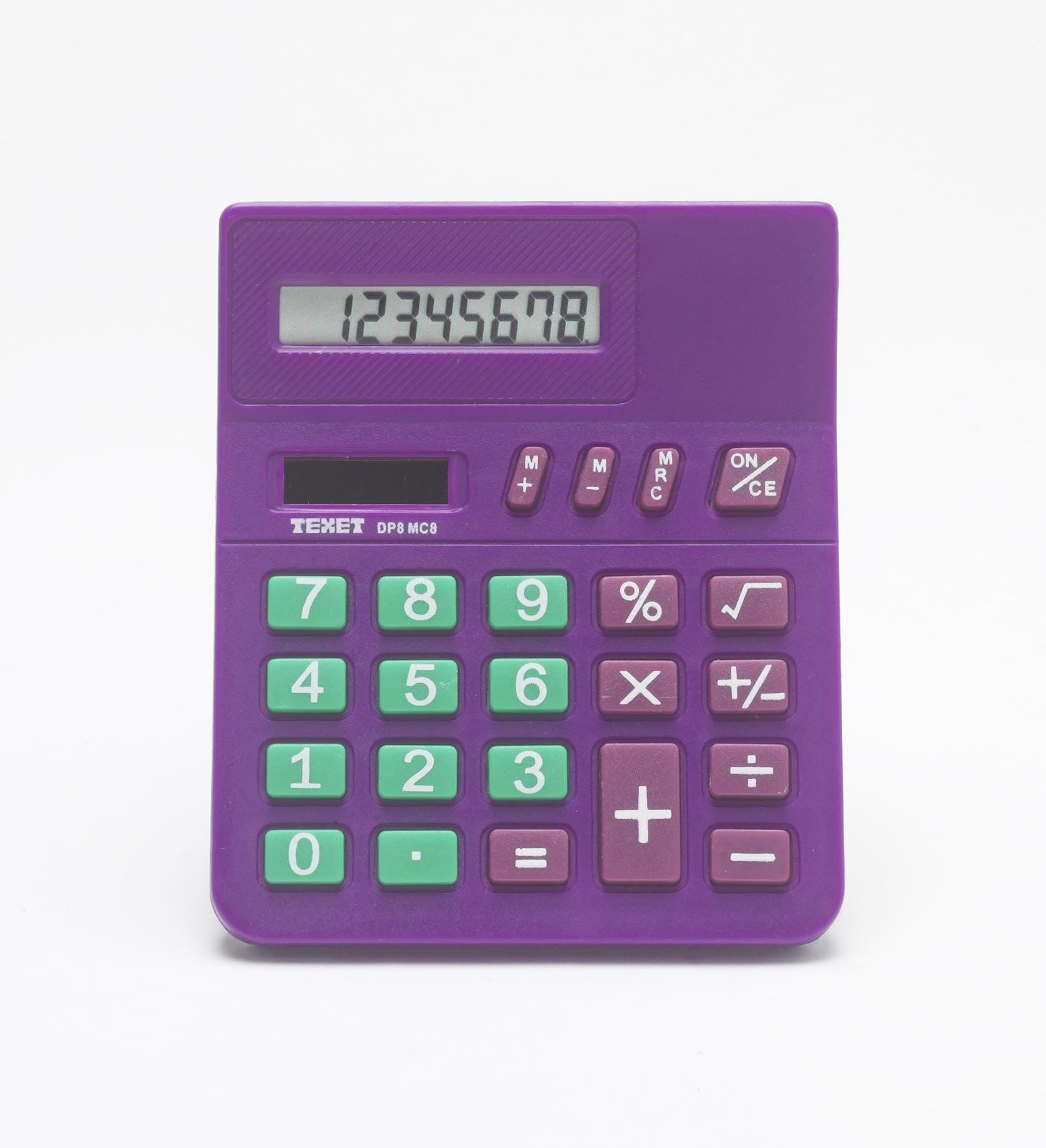 DP8MC8 Small Semi Desktop Calculator – www.texet.com