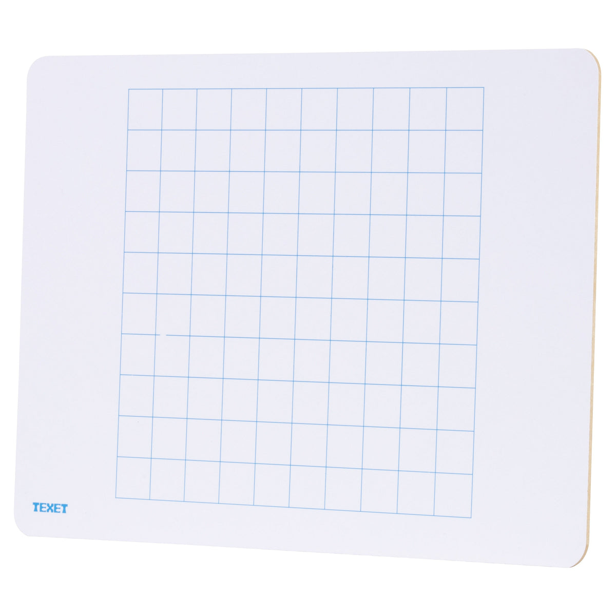 A4 Rigid Maths 100 Square Grid Whiteboard PK5 – www.texet.com