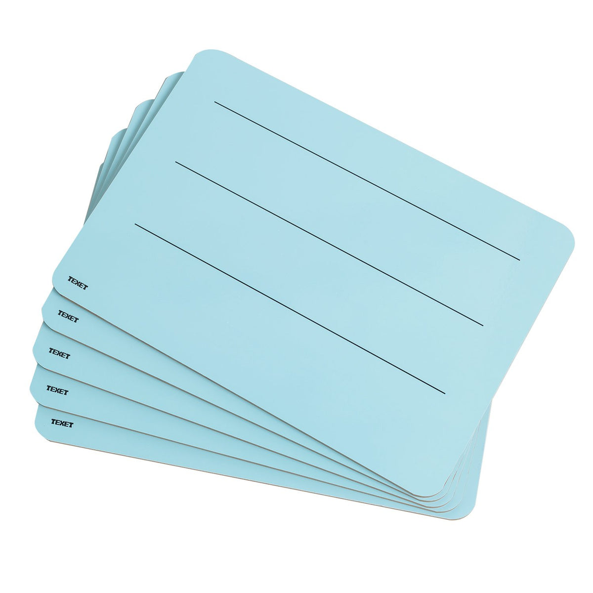 A4 Rigid 3 Line Double-Sided Lapboard Blue, Pack of 5 – www.texet.com